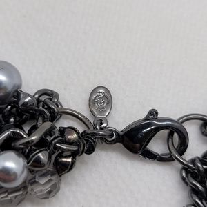 Premier Designs | Jewelry | Premier Designs Six Strand Black Chain Gray ...
